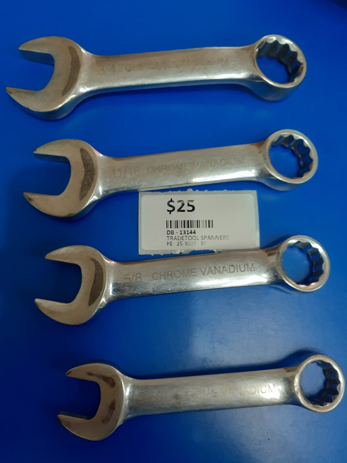 Ring Spanners stubby A/F Chrome Vanaduim - Hand Tools in Deception Bay ...