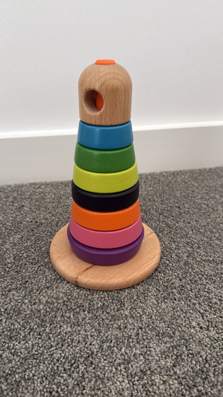 Wooden Stacking Toy – Colourful Rings (ikea Mula) 0-2 yo - Other Baby ...