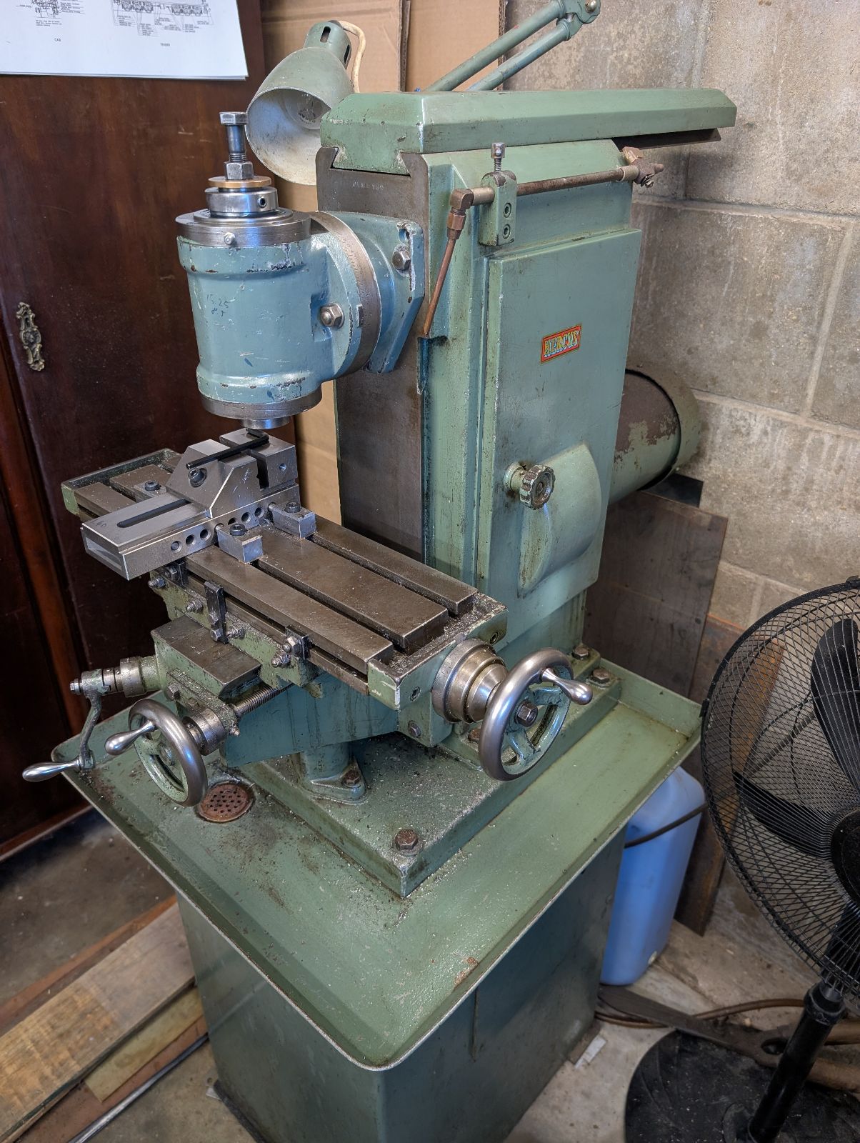 Hercus 0 milling machine metric and many accessories - Other Tools ...