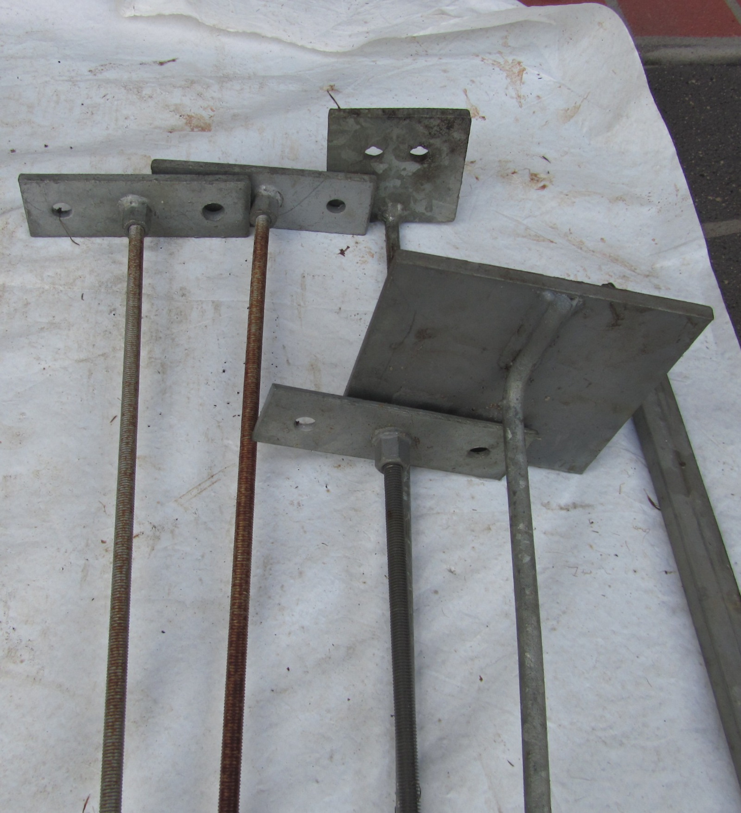 GALVANIZED THREADED TIE DOWN RODS X 5 - Building Materials in Hamersley ...