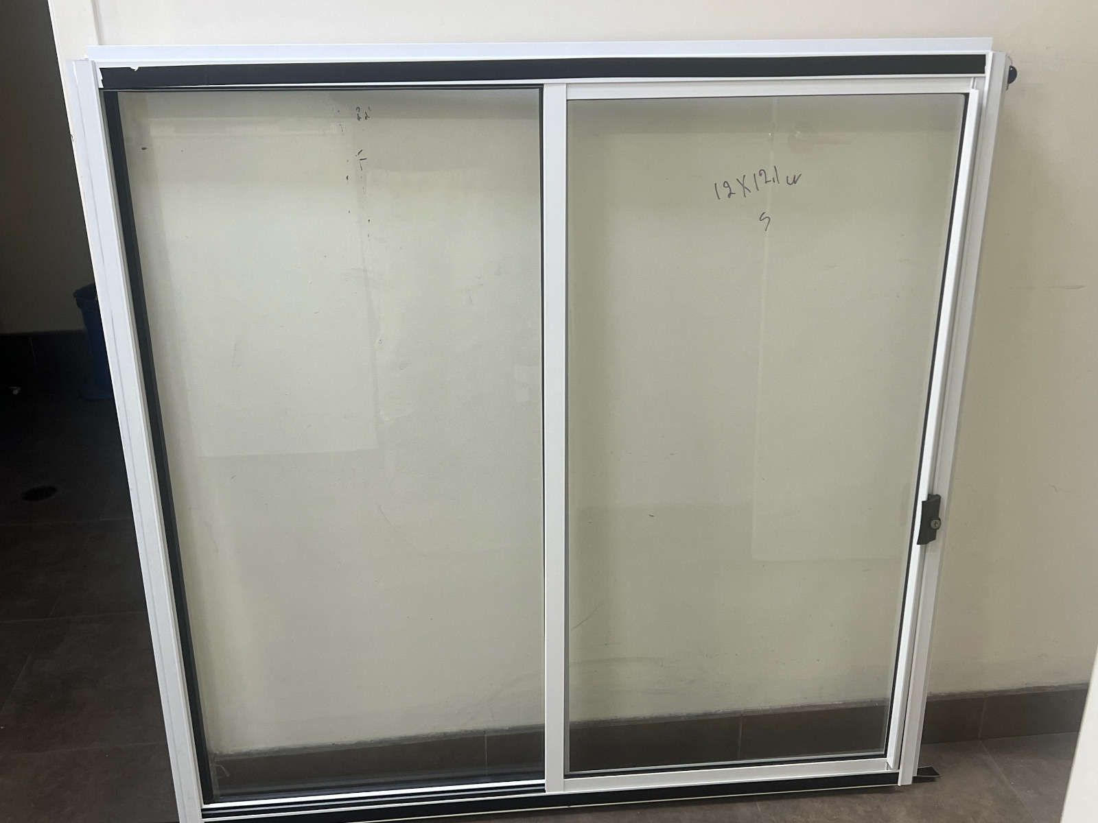 1200H x 1210W White sliding window clear glass- At Wetherill Park - Building Materials in Lalor ...