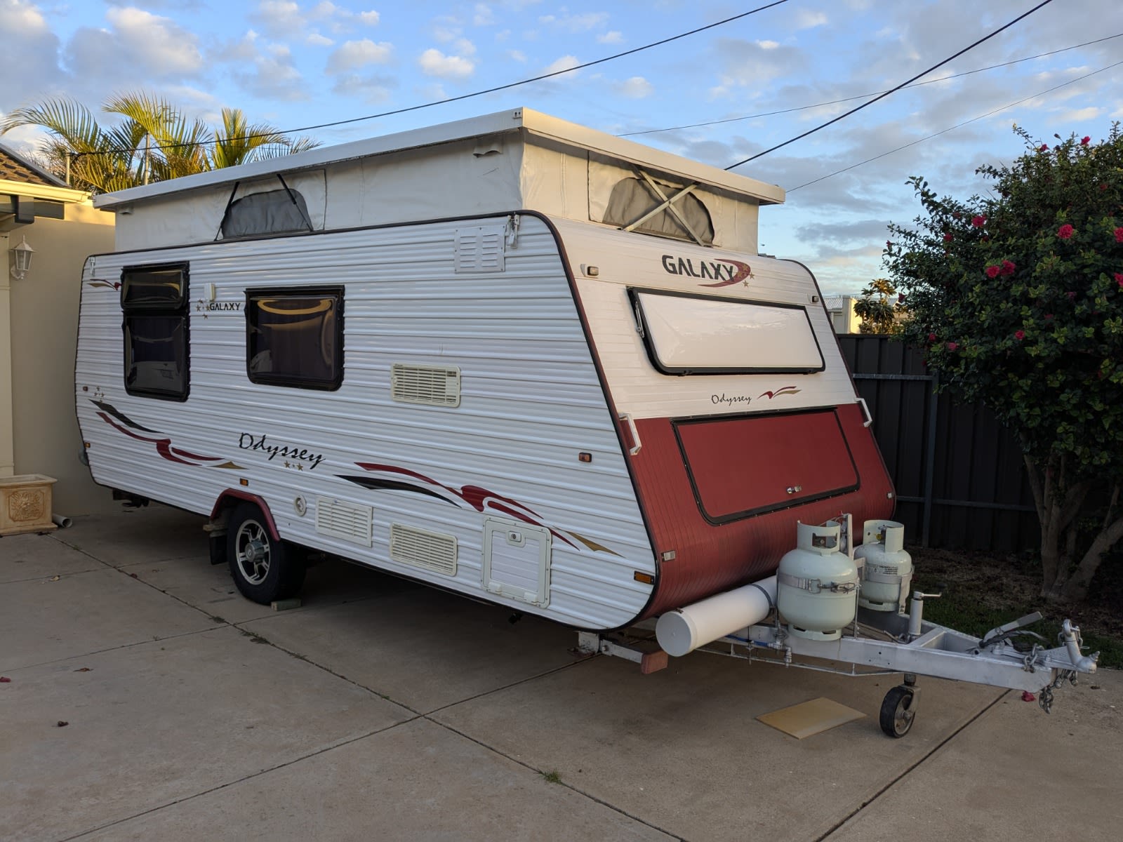 2010 GALAXY ODYSSEY 18ft Pop top caravan $17900 ONO | Caravans ...