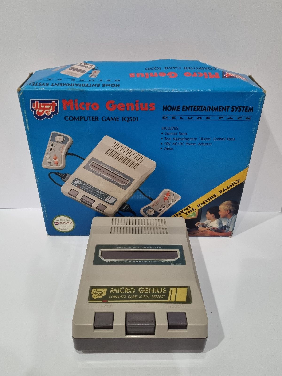 Micro Genius IQ-501 - Vintage Famiclone Retro Console - Other Video ...