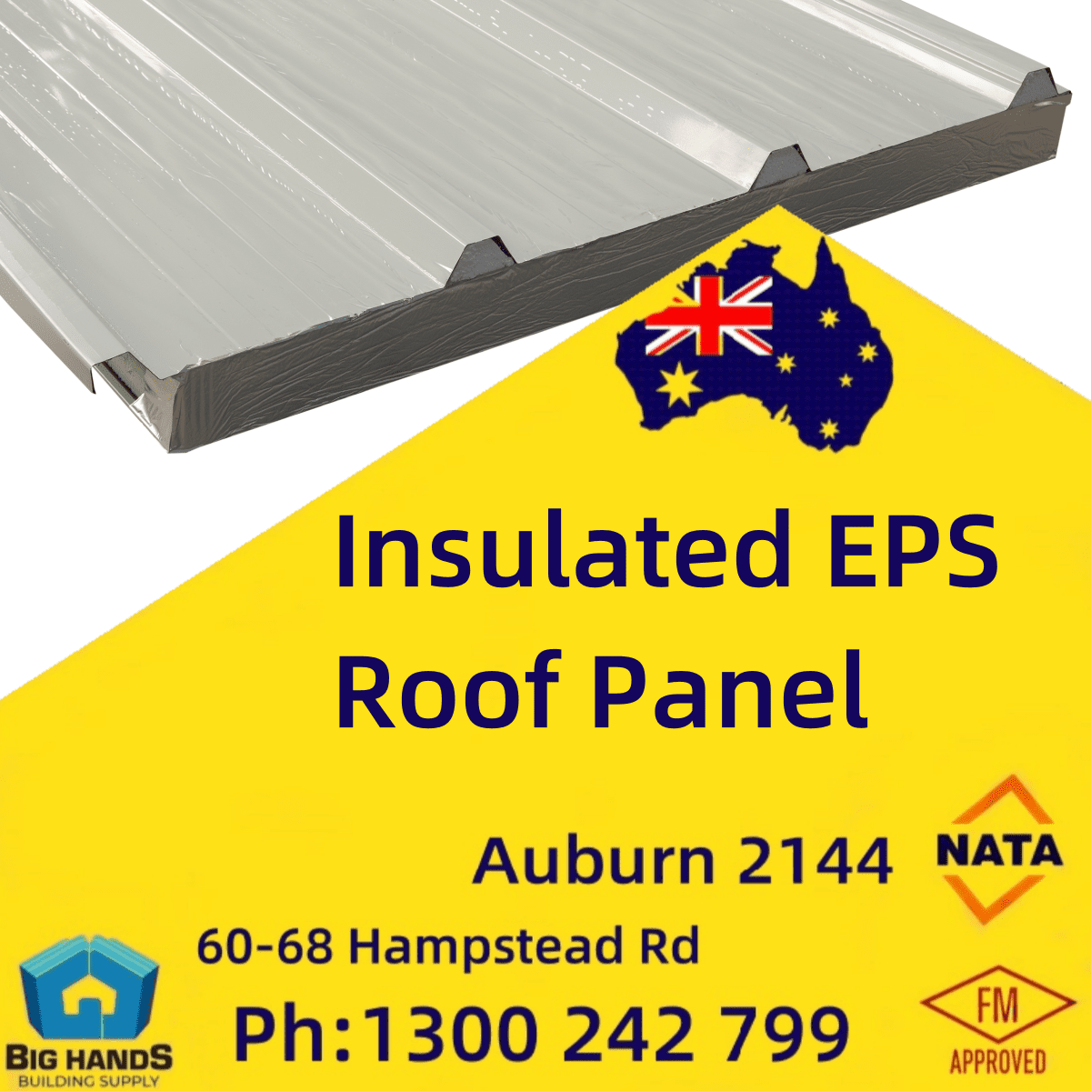 50mm Thickness Z Lock Insulated EPS Roof Panel - Building Materials in ...