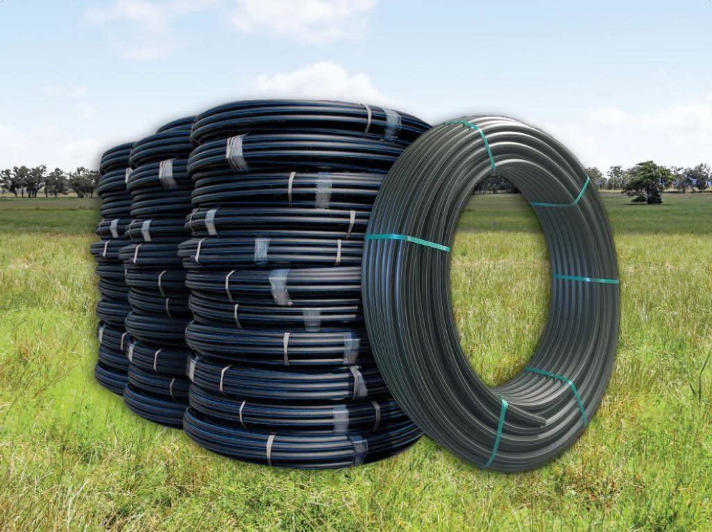 Poly pipe - Blue stripe and greenline coils - Building Materials in ...