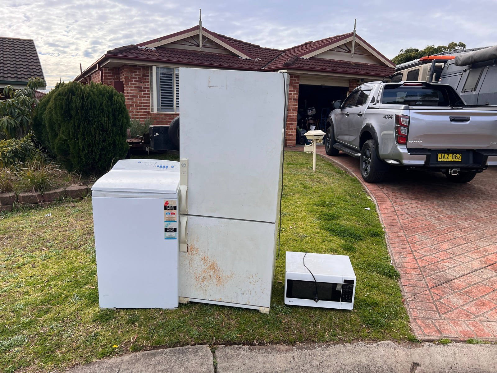 Fridge, washing machine and microwave - Washing Machines & Dryers in ...