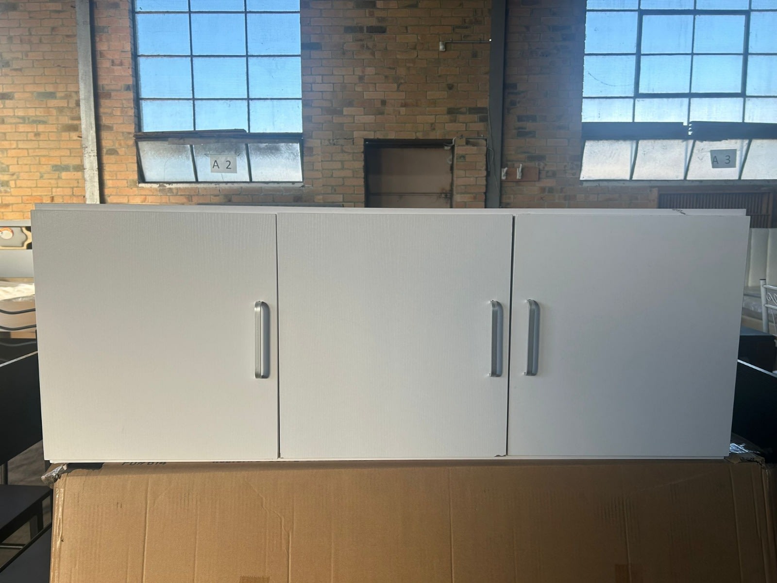 White Wardrobe Topper Cabinet Stylish Extra Storage Space - Cabinets in ...