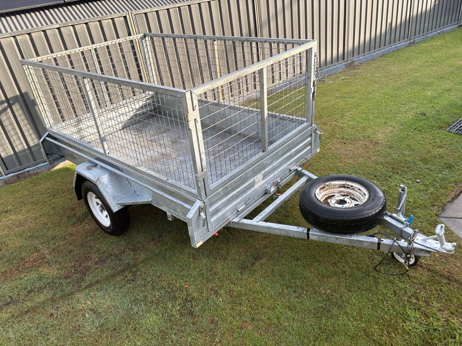 8x5 Galvanised Caged Tipping Trailer | Trailers | Gumtree Australia ...