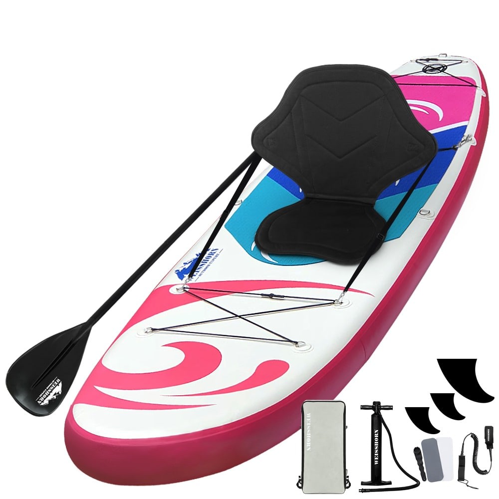 Stand Up Paddle Board 11ft Inflatable SUP Surfboard Paddleboard Kayak ...