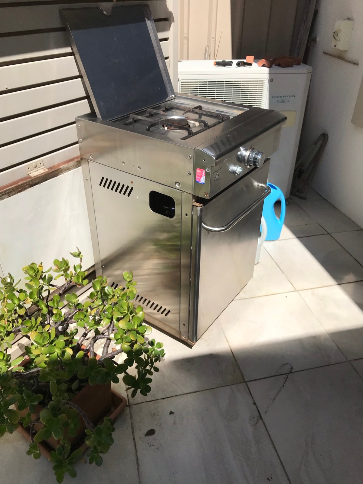 Stainless steel outside gas barbecue - Building Materials in Noosaville ...