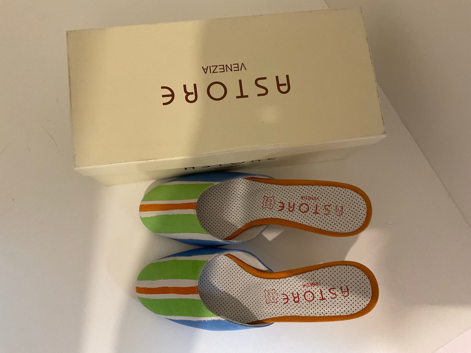 BRAND NEW Italian Authentic Leather Shoes Slingback -Size 36-37 - Women ...