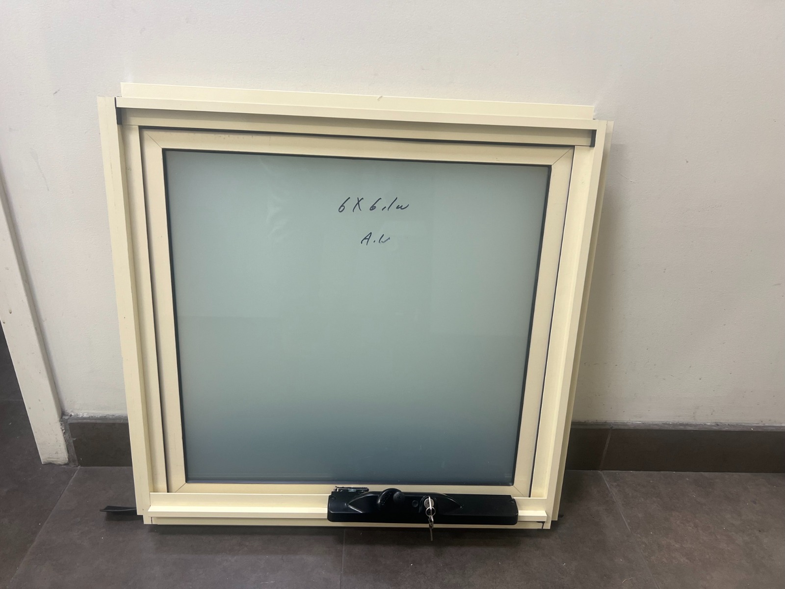 600H x610W primrose awning window, frosted glass,Wetherill Park ...