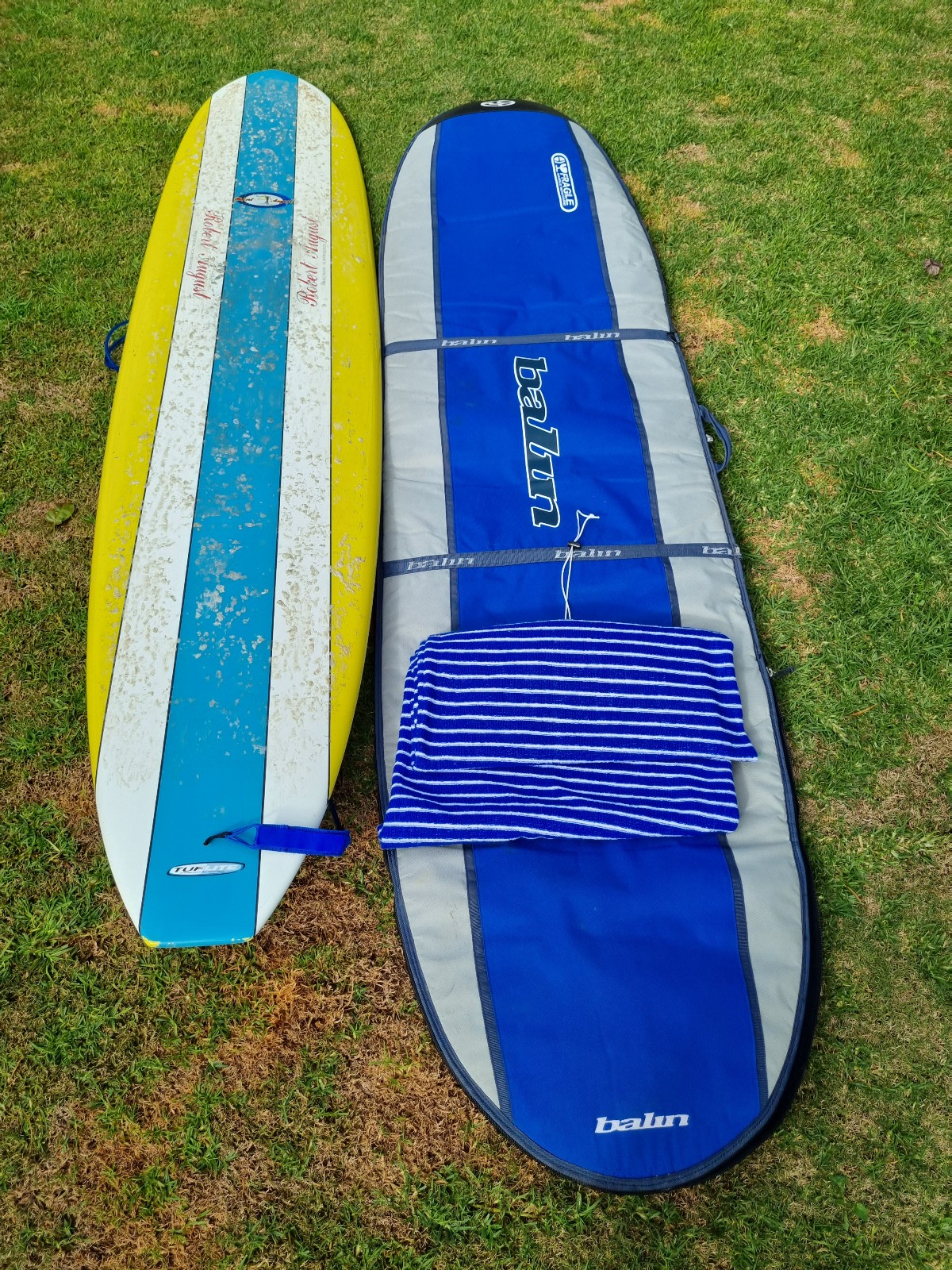 Surfboard 9ft Malibu - Robert August Surftech Tuflite (Epoxy) What I R ...