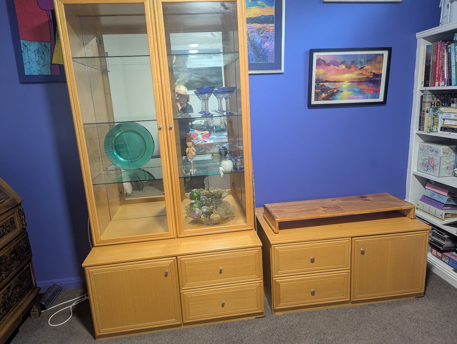 SOLID WOOD PARKER DISPLAY CABINET - Dressers & Drawers in Kearneys ...