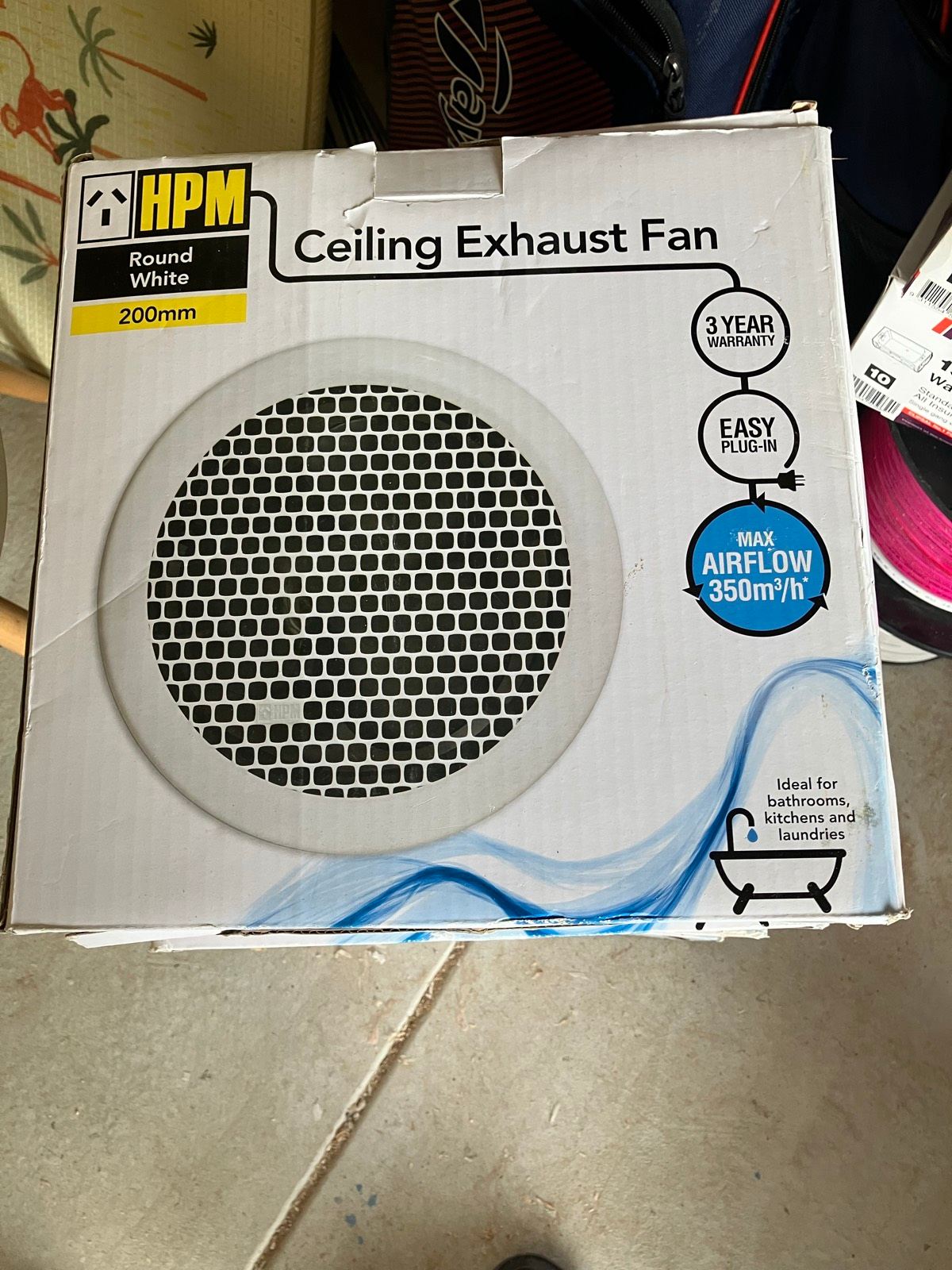 Ceiling exhaust fan. HPM 200mm - Building Materials in Secret Harbour ...