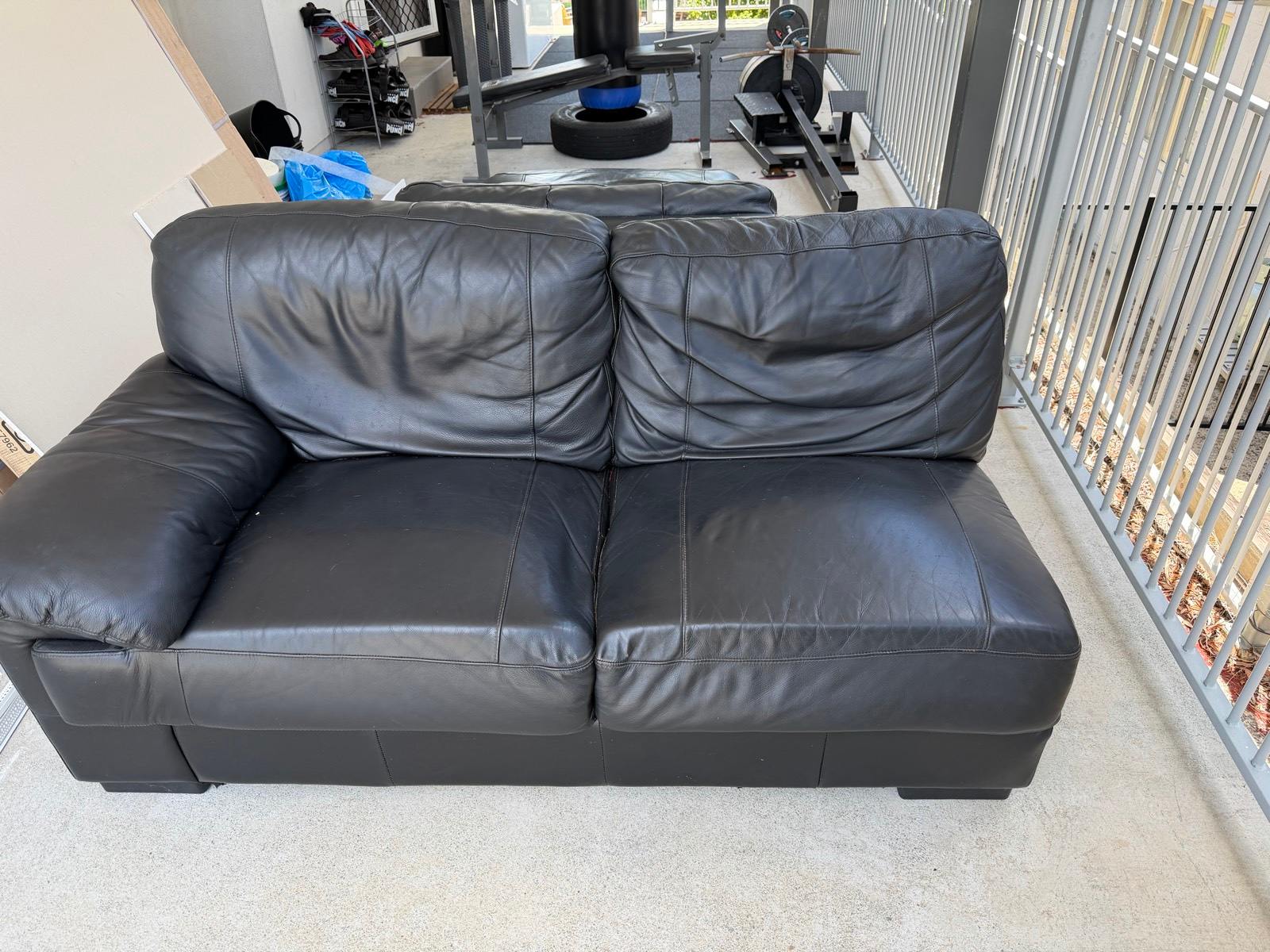 4 seater couch plus ottoman - Sofas in Clontarf QLD | Gumtree Australia