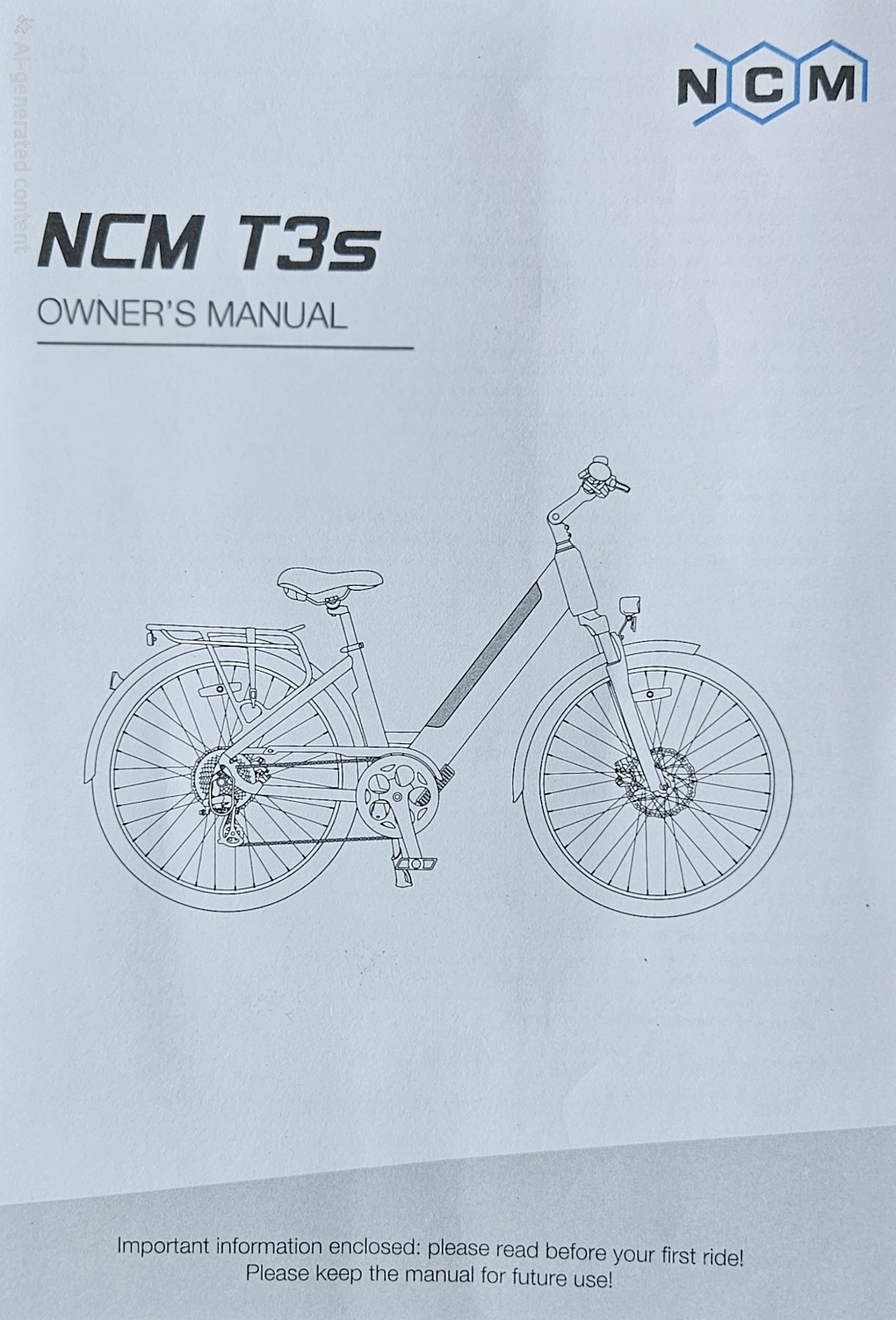 Electric Bicycle - NCM T3s Milano 26 inch - Other in Scarborough WA | Gumtree Australia
