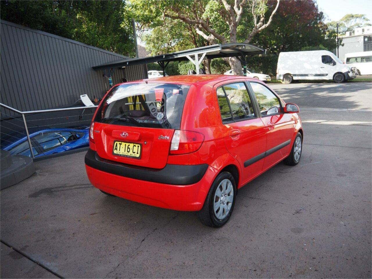 2006 Hyundai Getz TB Upgrade 1.4 Red 5 Speed Manual Hatchback | Cars ...