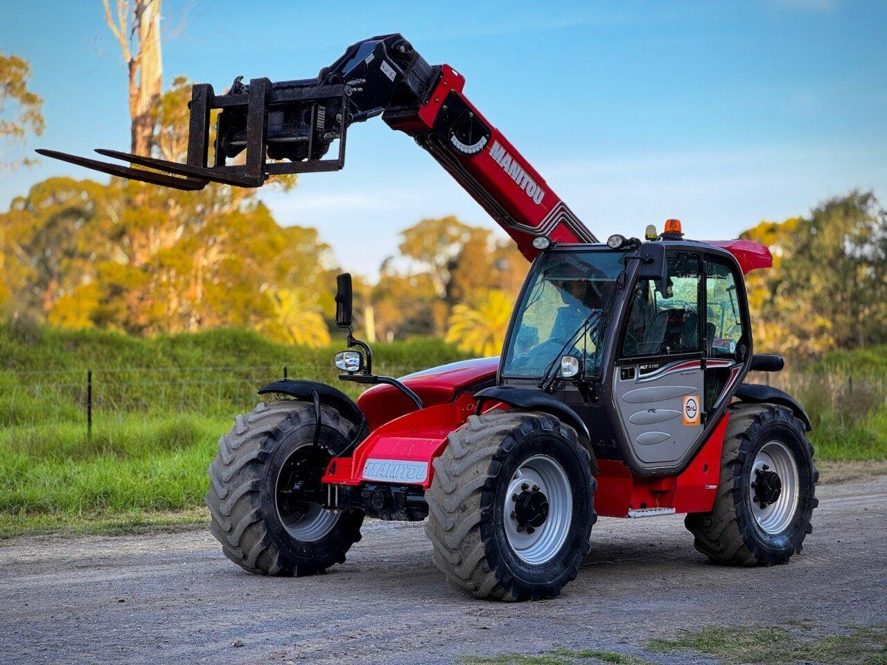 2019 MANITOU MLT730LS 3T 7M IN CERT TELESCOPIC HANDLER CRANE FORKLIFT ...