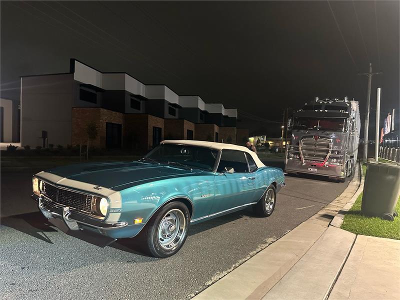 1968 Chevrolet Camaro RS SS SS Blue Automatic Convertible