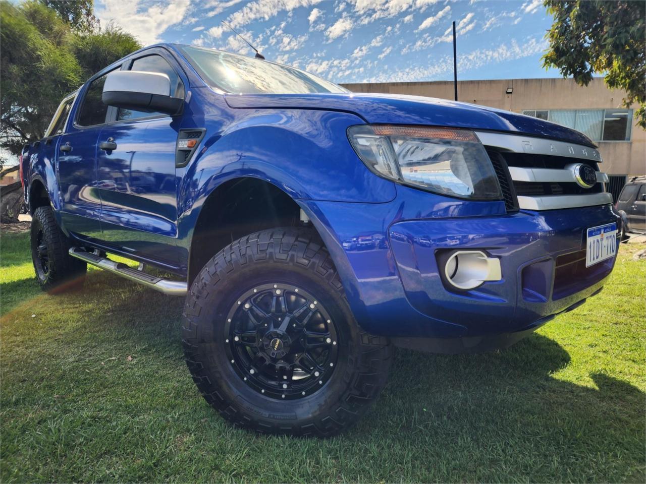 2014 Ford Ranger PX XLT 3.2 (4x4) Blue 6 Speed Automatic Double Cab ...