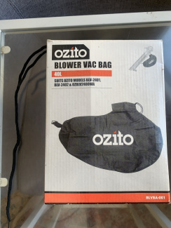 Ozito blower vac bag store