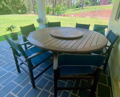 kwila outdoor setting Outdoor Dining Furniture Gumtree Australia Free Local Classifieds