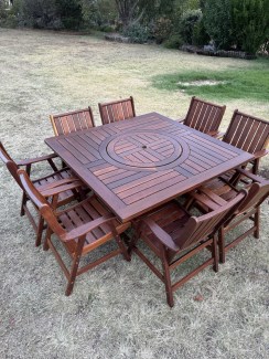 kwila outdoor setting Outdoor Dining Furniture Gumtree Australia Free Local Classifieds